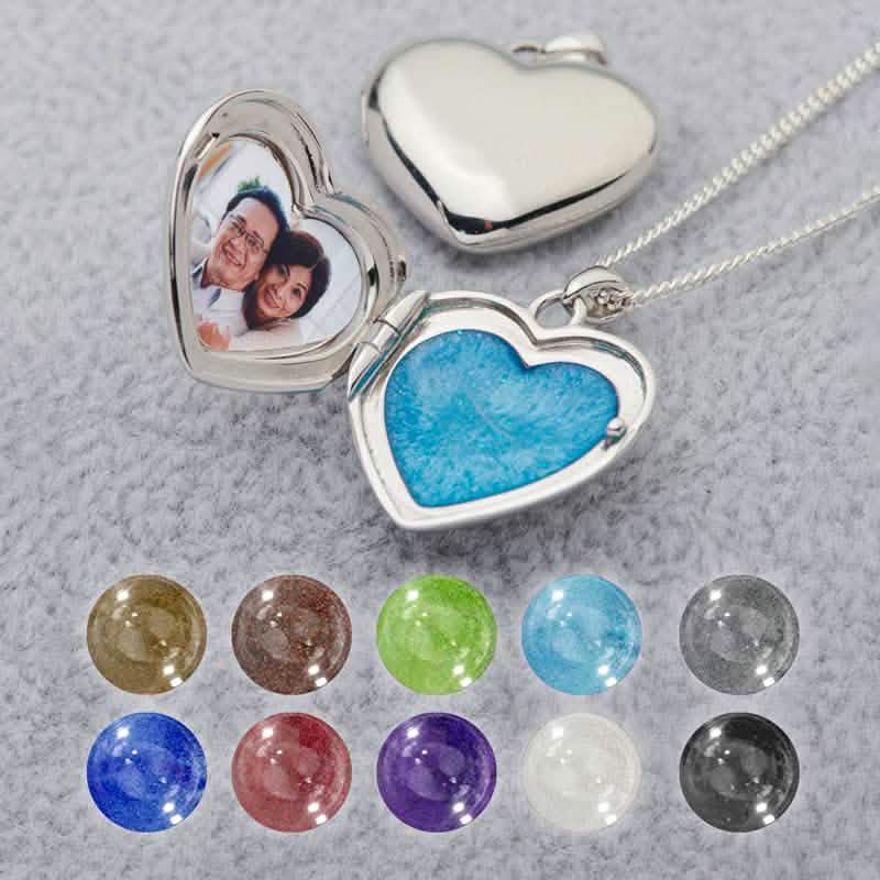 Heart Photo Ashes Locket