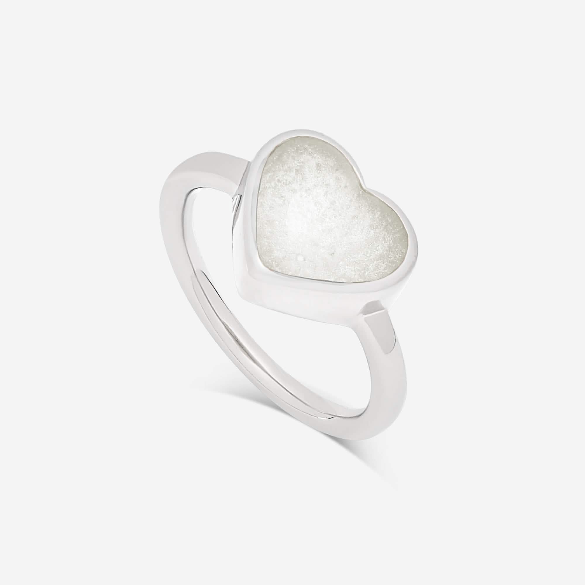 Breast Milk Heart Ring | Breastmilk Jewellery | Featherlings